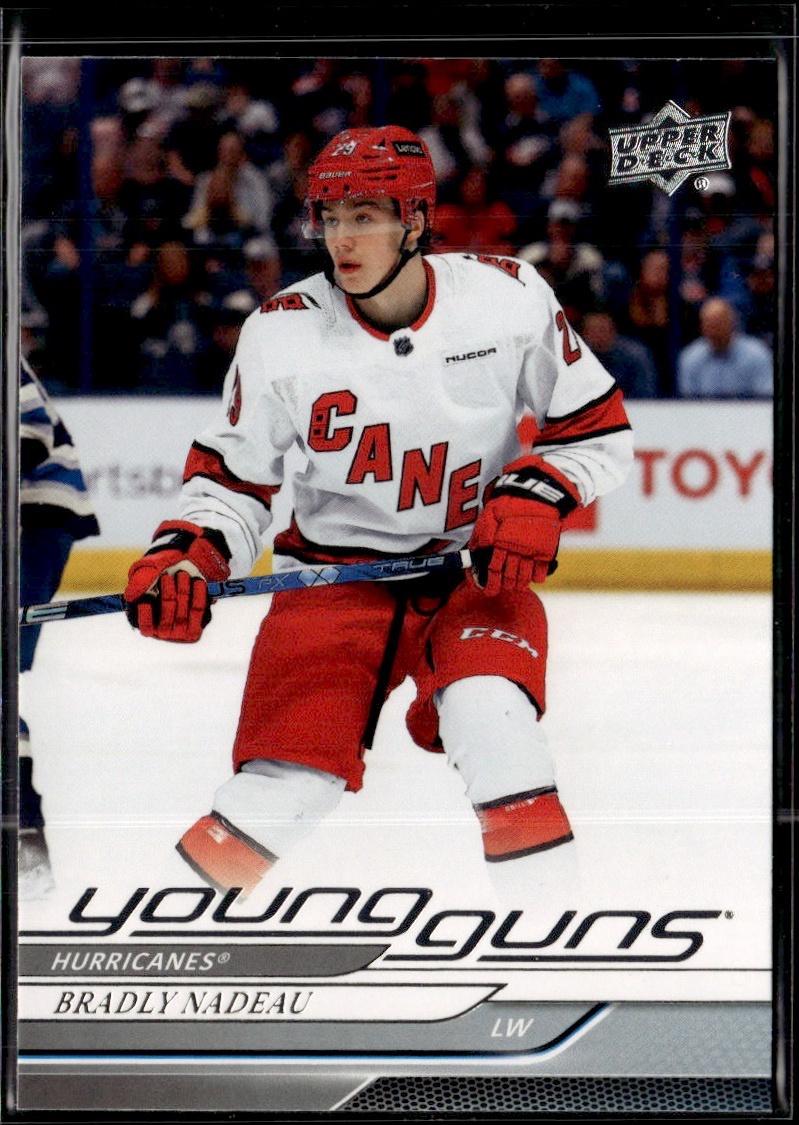 2024-25 Upper Deck Series 1 Hockey Base Young Guns #208 – Bradly Nadea ...