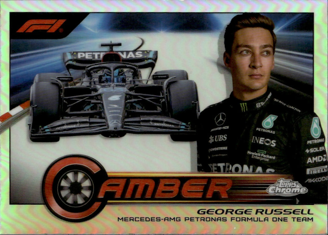 2023 Topps Chrome Formula 1 Camber #CAM-GRII George Russell - Mercedes ...