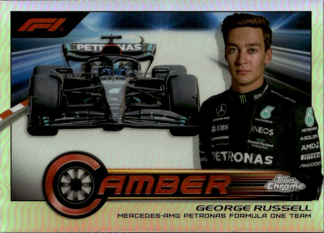 2023 Topps Chrome Formula 1 Camber #CAM-GR George Russell - Mercedes-A ...