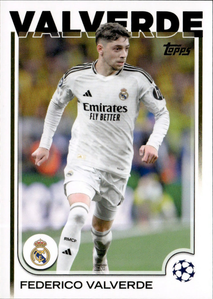 2024-25 Topps UEFA Club Competitions - Base #164 Federico Valverde - R ...